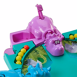 Hasbro Gaming Hungry Hungry Hippos Dino Edition Board Game, Pre-School Game for Ages 4 and Up; for 2 to 4 Players (Amazon Exclusive)