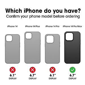 OtterBox iPhone 14 Pro Max (ONLY) Otter + Pop Symmetry Series Clear Case - YOU CYAN THIS (Blue), integrated PopSockets PopGrip, slim, pocket-friendly, raised edges protect camera & screen