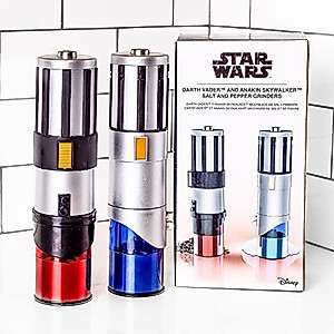 Star Wars Lightsaber Electric Salt and Pepper Mill Grinder (Pack of 2)