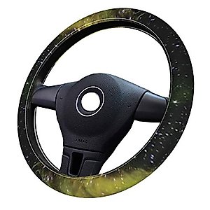 Color Universe Galaxy Leather steering wheel cover universal 15 inches