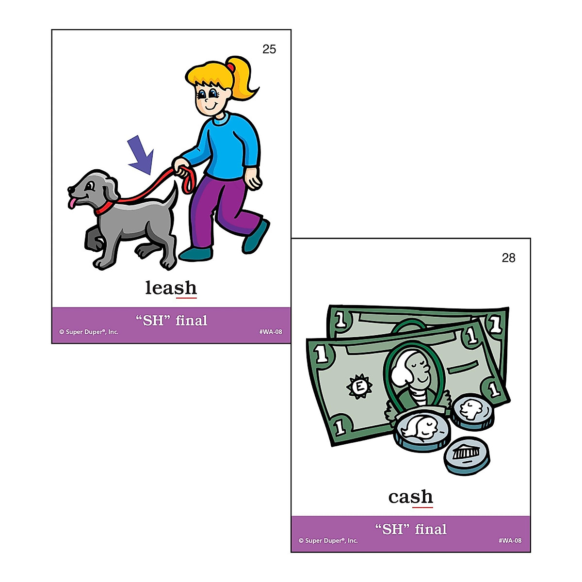 Super Duper Publications | Articulation SH Sound Fun Deck | Vocabulary and Language Development Flash Cards | Educational Learning Materials for Children