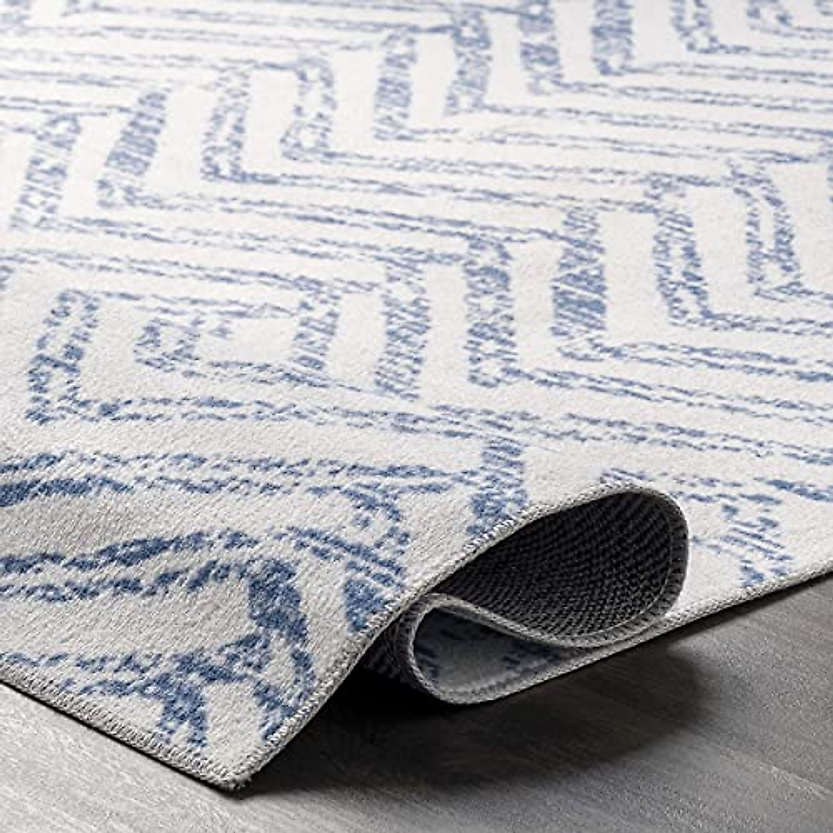 nuLOOM Rosanne Machine Washable Geometric Area Rug