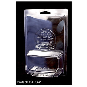 Protech SSCARS-2 Storage/Display Space Saver Car Case for Carded Hot Wheels, 4.25" W x 6.5" H x 1.25" D, 25-Pack