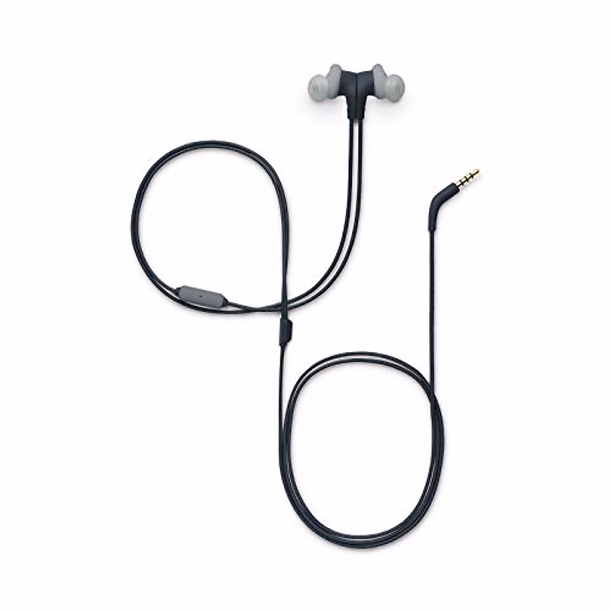 JBL Endurance RUN Sweatproof Sports In-Ear Headphones with One-Button Remote and Microphone (Black) (Renewed)