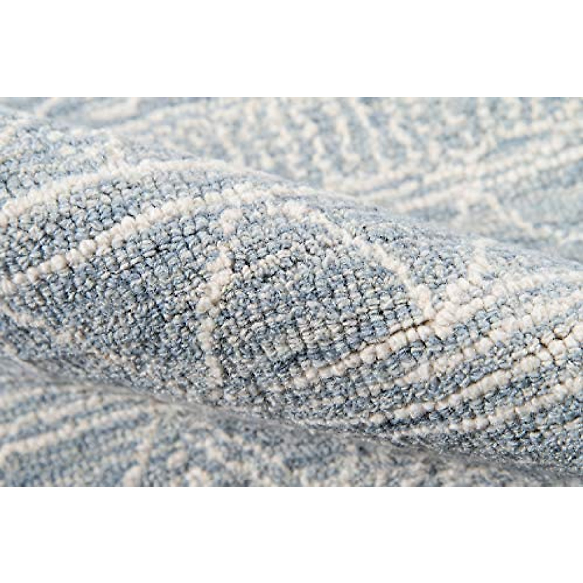 Momeni Mallorca Light Blue Area Rug Area Rug, 2' x 3' Sized Rug for Entry Way, Bathroom, and Kitchen