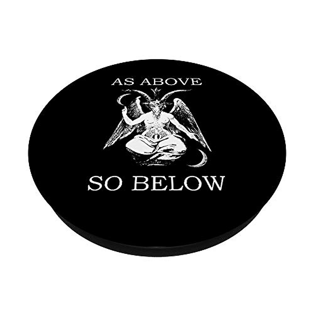 Baphomet As above So below Satanic Gothic PopSockets PopGrip: Swappable Grip for Phones & Tablets