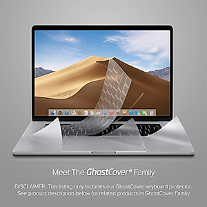 UPPERCASE GhostCover Premium Ultra Thin Keyboard Cover Protector Compatible with 2020+ MacBook Air 13” with Intel Chips or Apple Silicon M1 Chip, Latest Generation (A2179 A2337)