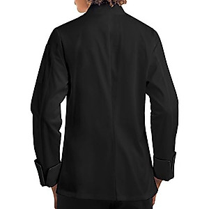 On The Line by ChefUniforms.com Women's Classic Long Sleeve Chef Coat - Chef Coat Women, Black Chef Coat, Women's Chef Jackets, Womens Chef Coat, Chef Coat, Chef Uniform for Women