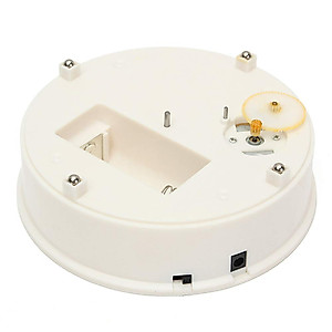 360 Degree Electric Rotating Turntable Display Stand Rotary Ear Rings Bracelets Watch Mirror Showing Holder