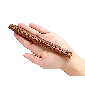 Plato Pet Treats Air Dried Dog Treats Salmon Thinkers Sticks, Natural Dog Treats, Real Meat, Air Dried, Made in the USA, 10oz