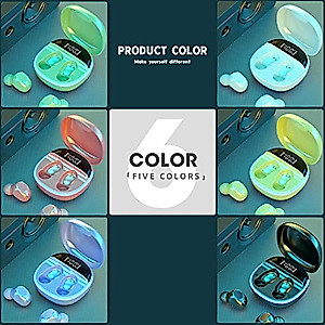 Digital Display Bluetooth 5.2 Earbuds, Touch-Control 9D Stereo TWS-Headphones, with Breathing Lamp, 400mAh, for Sports Working Music