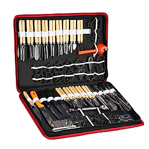 Culinary Carving Tool Set,garnishing Tools + Carving Tools 80PCS/Set Culinary Peeling Kit for Fruit Vegetable Garnishing Cutting Slicing