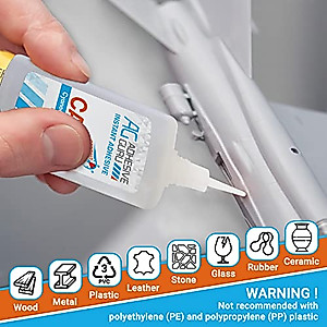 Adhesive Guru CA Glue with Activator Woodworking (2 x 3.5 oz - 2 x 13,5 fl oz) Ca Glue for Woodworking, Cyanoacrylate Glue and Activator (2 Pack)