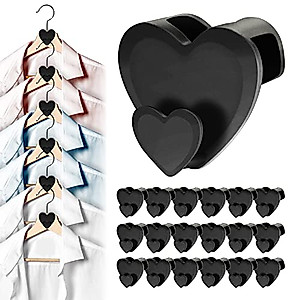 Clothes Hanger, 30Pcs Space Saving Clothes Organizers Hooks Hanger Connector Hooks, Clothes Hanger Hooks, Triple Closet Space Saver Hooks