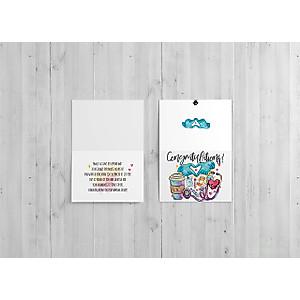 Red Door Inspirations Nursing School Graduation Card, Includes single card and envelope. (Nursing Graduate Card)