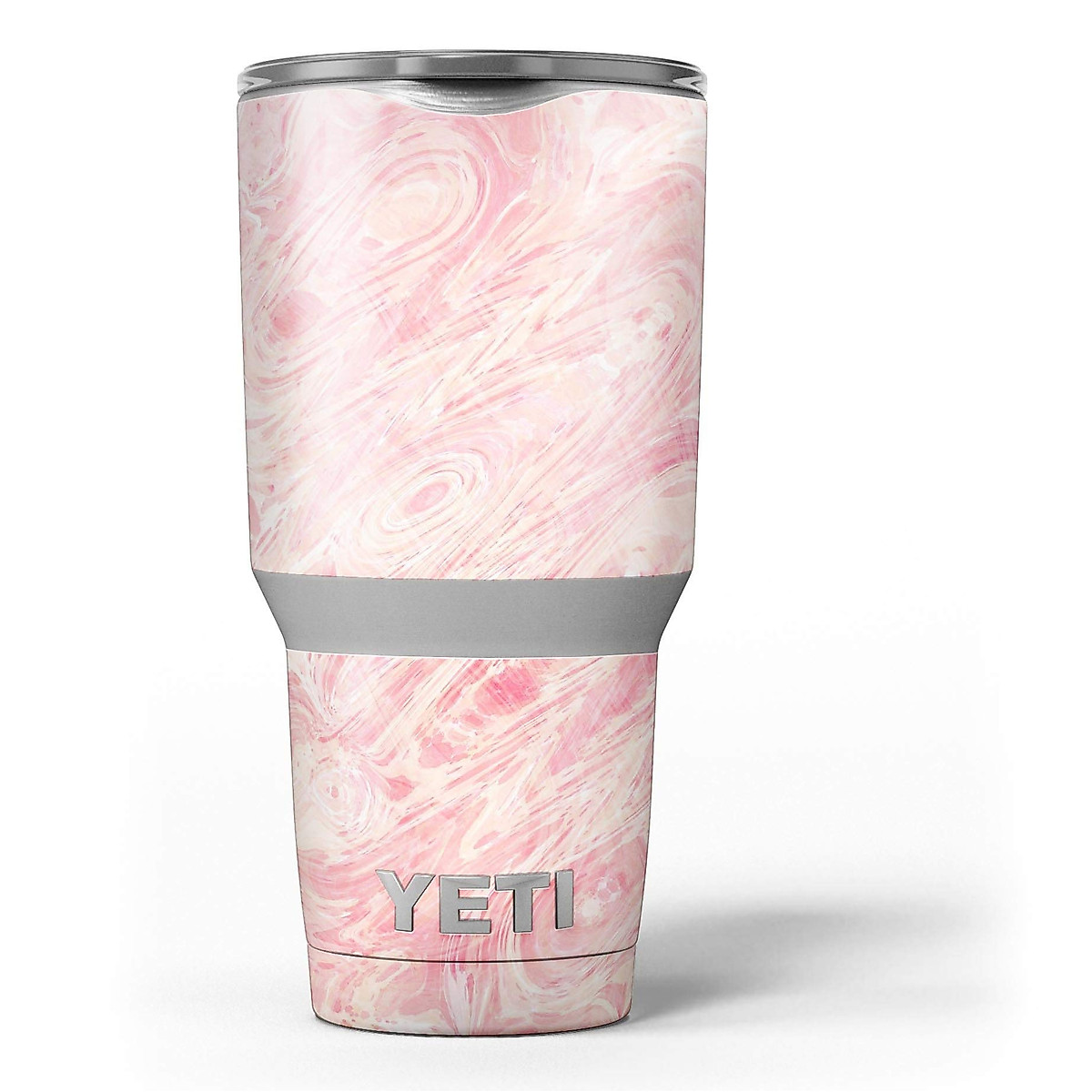 Design Skinz Pink Slate Marble Surface V42 - Skin Decal Vinyl Wrap Kit Compatible with The Yeti Rambler Cooler Tumbler Cups