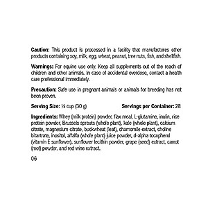 Standard Process Equine GI Support - Whole Food Horse Supplies for Digestive Health and Liver Support with Magnesium Citrate, Buckwheat, Sunflower Lecithin, Kale, Inulin, Brussels Sprouts - 30 Ounce