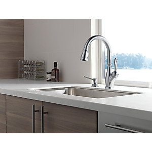 Delta Faucet RP1001AR Soap/Lotion Dispenser with 13oz bottle with funnel, Arctic Stainless