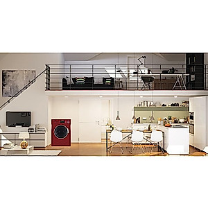 Pinnacle 18-4400N Super Combo Washer/Dryer - Merlot