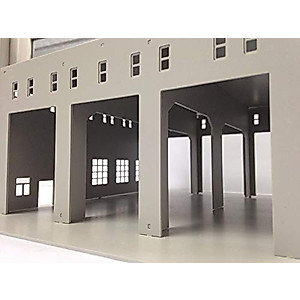 Outland Models Railway Layout Model Train Engine House (3 Stall) HO Scale 1:87