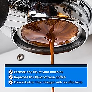 Universal Descaling Solution 2 Pack, (2 x 236ml / 4 Uses Total), Compatible with Breville, L'OR, Sage, Nespresso, Delonghi Single Use Coffee & Espresso Machines, Coffee Machine Descaler