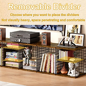 Honkazita 2 Wooden Storage Cubes,Adjustable Stackable Wooden Book Rack for Living Room, Bedroom DIY Variable Small Book Shelfs