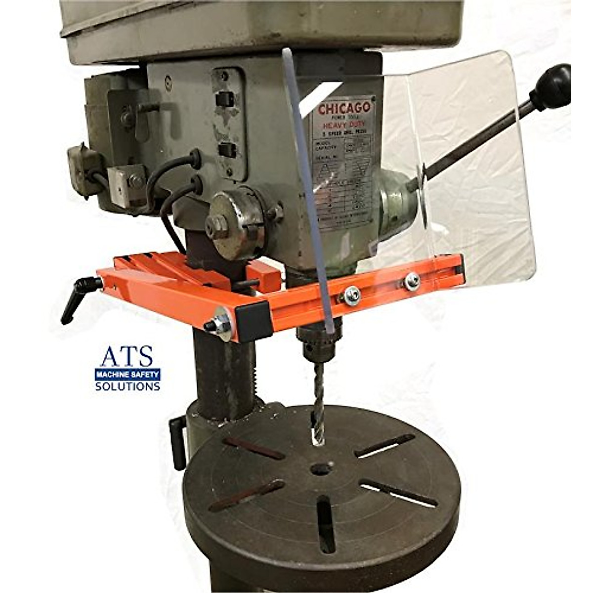 ATS Safety, Drill Press Guard - Econ-Series Drill Press Accessories, Part # DPG-ES1