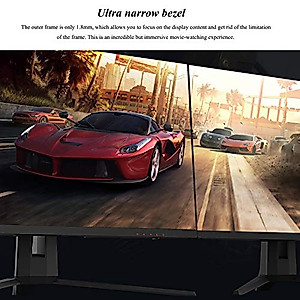 ZZYH 27 Inch IPS Monitor (1ms Response, FHD 1920 X 1080 at 144Hz, with DP, HDMI), Home Desktop Borderless Computer Screen, DCI-P3 Cinema Quality, Compatible with FreeSync&G-SYNC