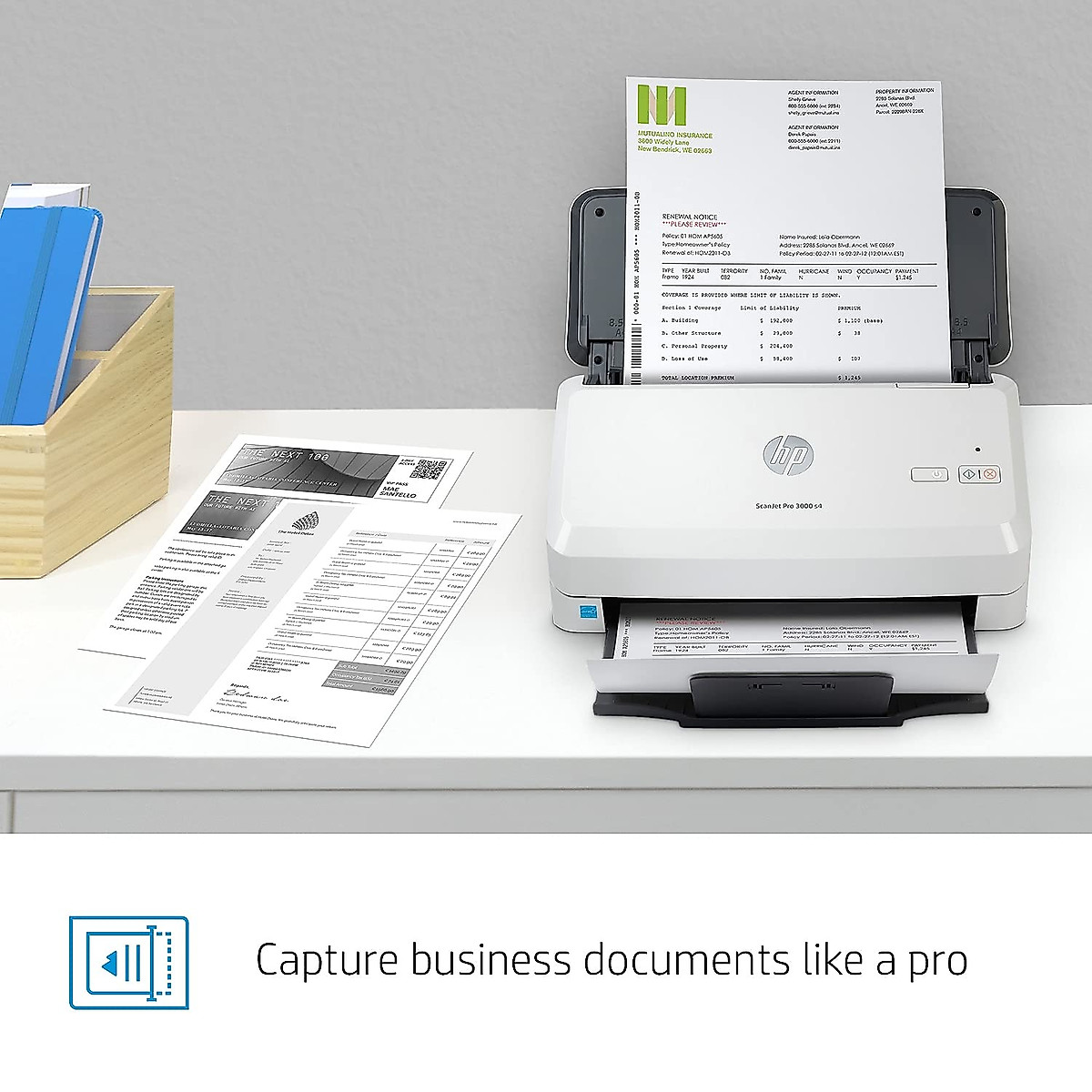 HP ScanJet Pro 3000 s4 Sheet-Feed Scanner (6FW07A)