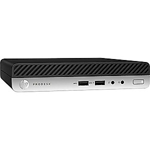 HP ProDesk 400 G5 Mini Desktop, Intel 9th Gen Core i5-9500T, 8GB RAM, 256GB SSD, Windows 10 Pro (Renewed)