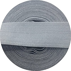 30 Yards 0.8 Inch Black Lace Trim Lace Ribbon Elastic Band Cotton Long Lace Trim by The Yard Wide Fold Over Spandex Elastic Ribbon for Sewing Lace Trim Waist Band Garment Accessory