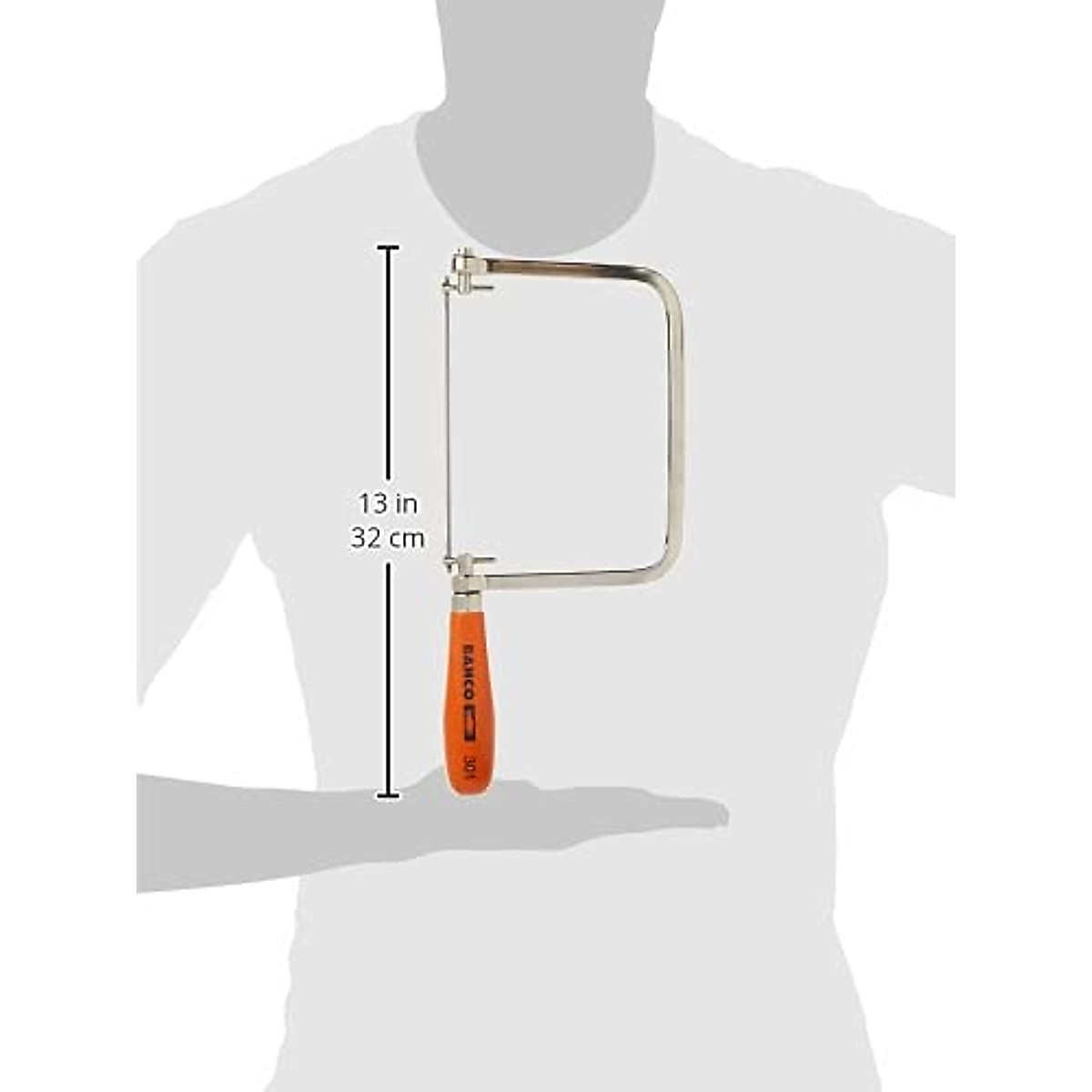 BAHCO 301 6 1/2 Inch Coping Saw