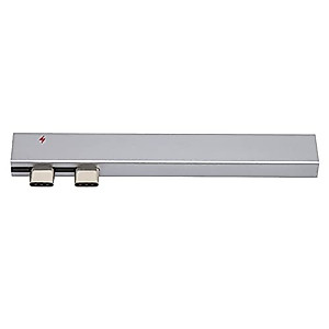 DualTypeCHub, Good Heat Dissipation TypeCHubAdapter Extended Multifunction Interface Stable Transmission USB Expansion for Computer for Laptop