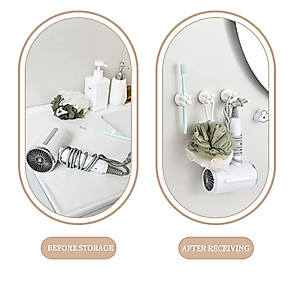 4 Pack Self Adhesive Hooks Holders,Silicone Decoration Hooks Stick to Wall Door,for Hanging Towel Key Clothes Plug Cable,Functional Utility Holders Wide Use for Hanging Bathroom (Blue)