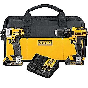 DEWALT 20V MAX Impact Driver and Drill Combo Kit (DCK280C2)