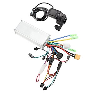 Alomejor Electric Brushless Controller, GZ3 LCD Display 2 in 1 48/60V 500W Scooter Controller Set for 22.5mm Diameter Handlebar