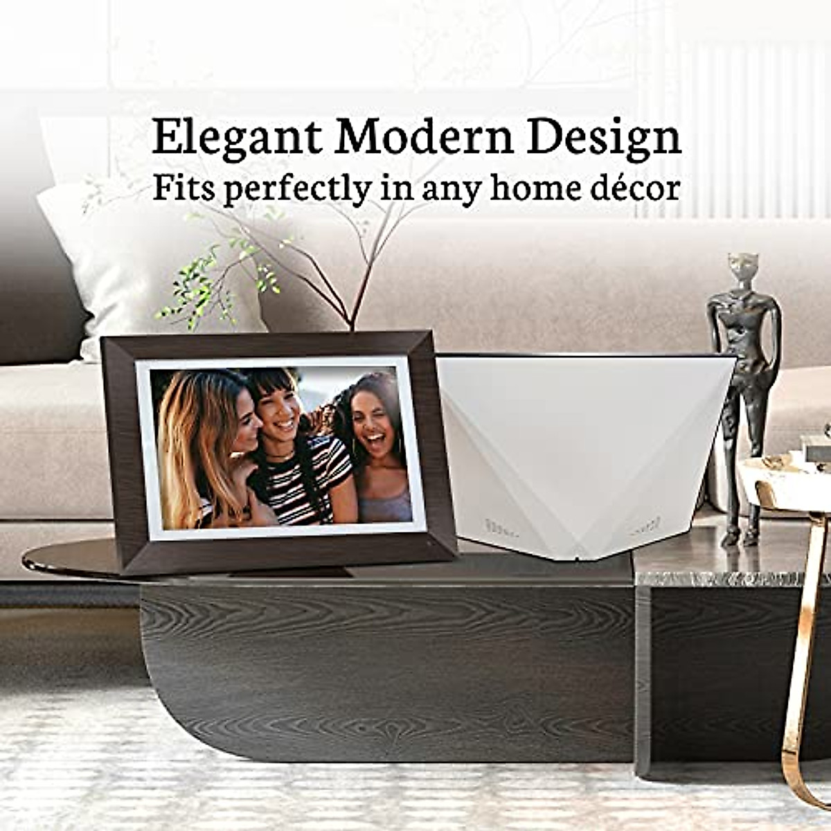 BSIMB 11 Inch 32GB FHD Smart Digital Photo Frame with 1920x1280 IPS Touch Screen, WiFi Could Picture Frame, Instantly Share Photos & Videos via Email/App, Motion Sensor, Gift for Grandparents