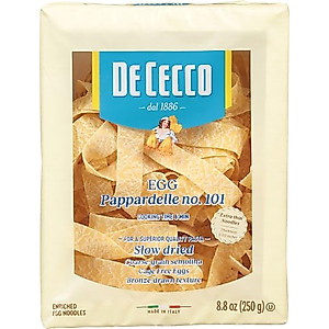 De Cecco Pasta, Egg Pappardelle, 8.8 Ounce