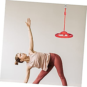 Ninja Wheel Outdoor Swings Indoor Swing Indoor Toddler Swing Outdoor Playset Jungle Gym Accessories Hanging Obstacle Course Heavy Duty Kids Swing Indoor Hanging Ring Swing Gym Ring