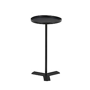 SLNFXC Mini Shelf Living Room Bedside Sofa Side Table Simple Round Tea Table (Color : D)