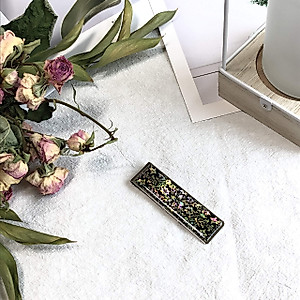 Mother of Pearl Money Clip Wallet Credit Card Slim Bussiness Card Stainless Steel Holder Noble Gift Collection (Creeper)