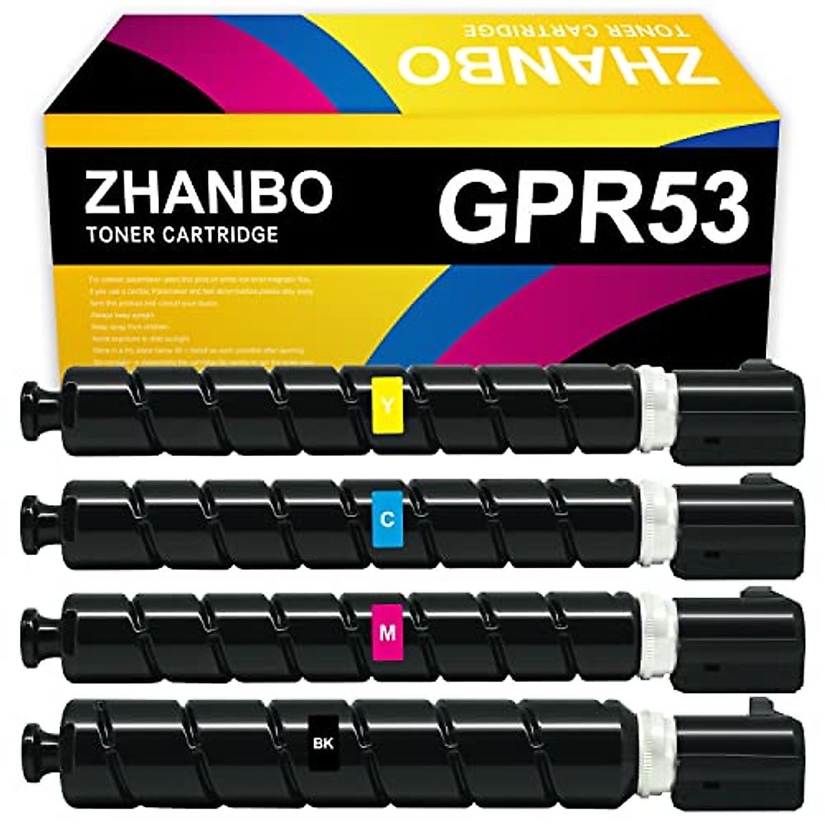 ZHANBO Remanufactured GPR53 Toner Compatible with Canon GPR53 for Canon ImageRunner iR- ADV DX C3325 C3330 C3525 C3530 C3730 ImageRunner C3020 C3025 C3120 C3125 Series Printer