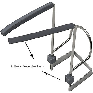 Stainless Steel Sink Caddy Sink Sponge Holder, Small Kitchen Bathroom Organizer Faucet Rack, Fix Around Faucet, Silver