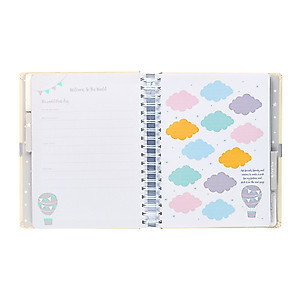 Busy B 6584 "Baby B Baby Journal with Pockets and Stickers, Neutral