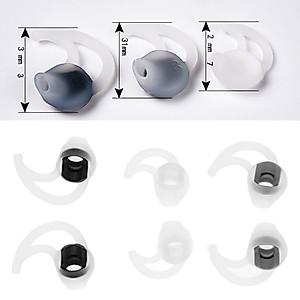 3 Pairs S/M/L Replacement Silicone in Ear Earbud Tips Set Earphone