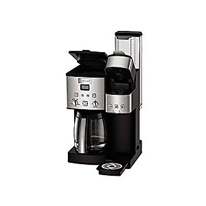 Cuisinart SS-15 Maker Coffee Center 12-Cup Coffeemaker and Single-Serve Brewer, Silver (Renewed)