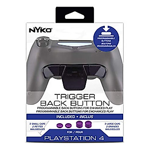 Nyko Trigger Back Button with Thumb Caps for PS4 Game Like A Pro - PlayStation 4