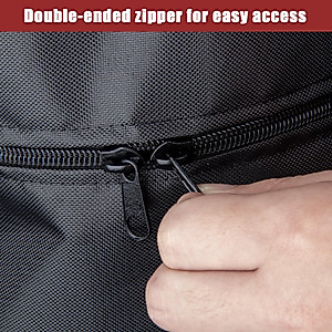 Safipotts Folding Mattress Storage Bag, 600D Heavy Duty Waterproof Carry Case with Zipper, Fits 4-6 inch Twin Full Queen Tri-Fold Mattress (61"L x 18"W x 28"H)