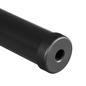 Yaheetech Industrial Bar Stool Vintage Counter Rustic Counter Height Metal Bar Stool Adjustable with Round Wood Seat Kitchen/Dining/Cafe Chair 20-27 Inch Tall, Brown, 1PCS