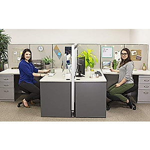 Posture Pro Ergonomic Kneeling Chair with Wheels | Fully Adjustable Mobile Office Seating | Improve Posture & Relieve Back Pain | Easy Assembly | Kneeling Desk Chair for Home, Office & School (Black)